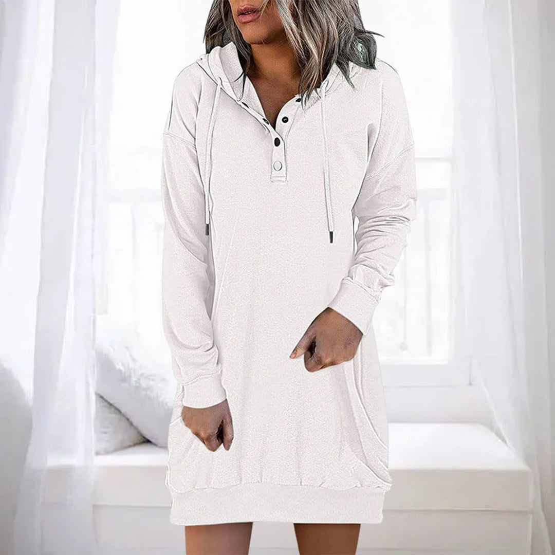 Rylee | Women’s Relaxed Hoodie Midi Dress | Casual – JacobNora AUS